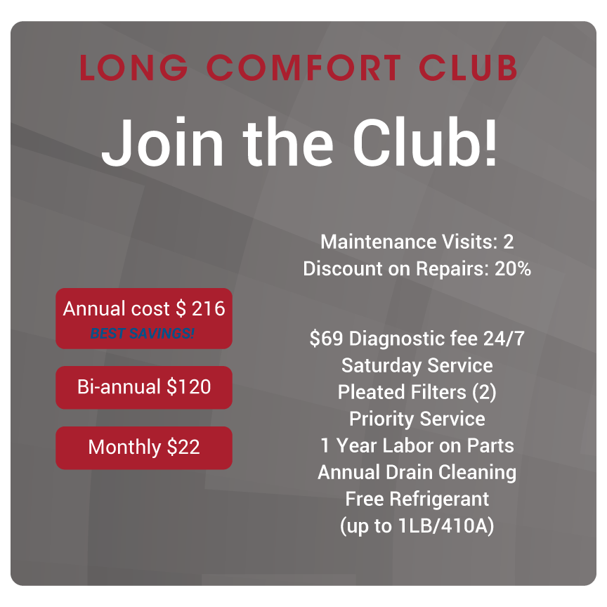 Comfort Club in Greenville, South Carolina | Long Heating and Air ...